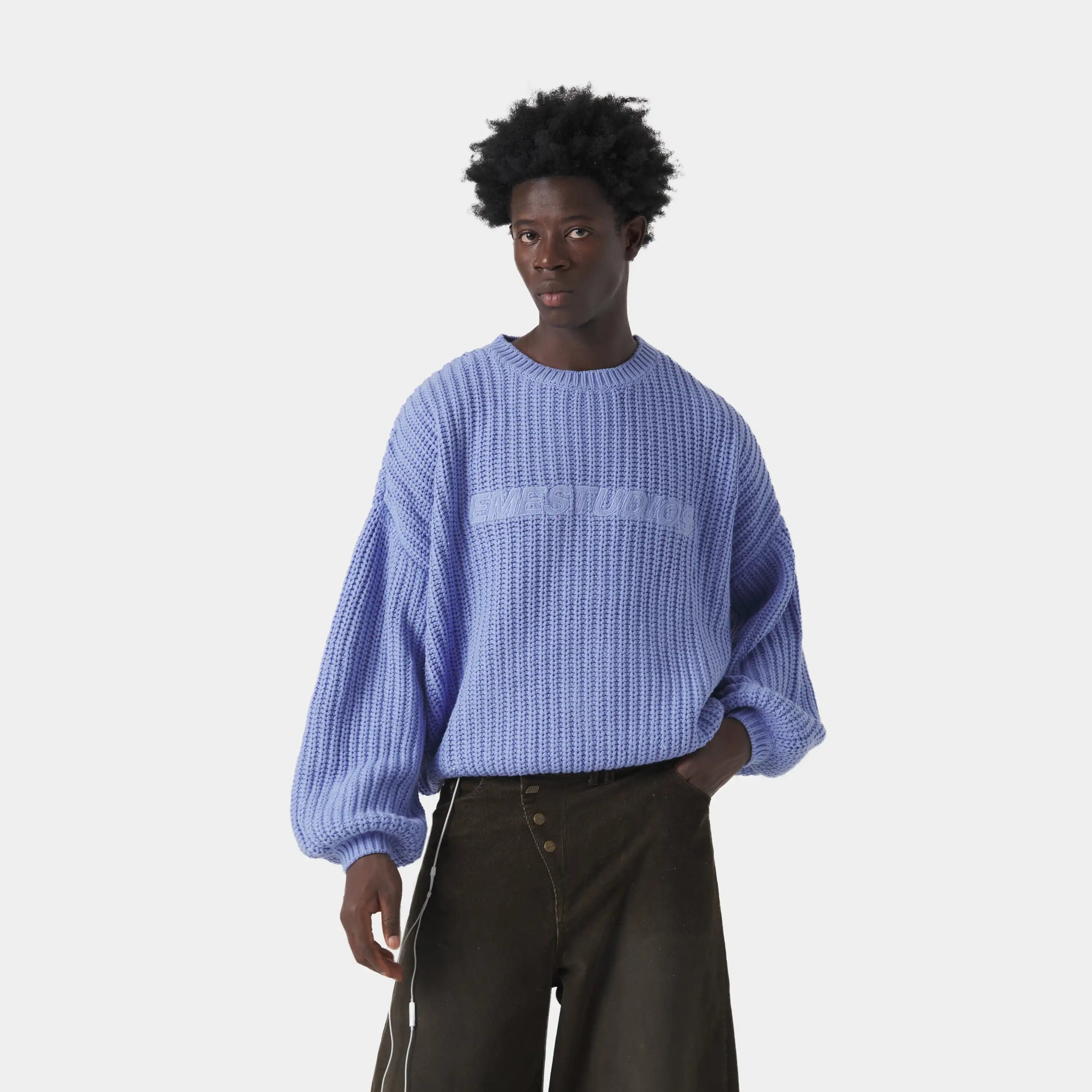 Globe Bubble Knit Sweater – Eme Studios